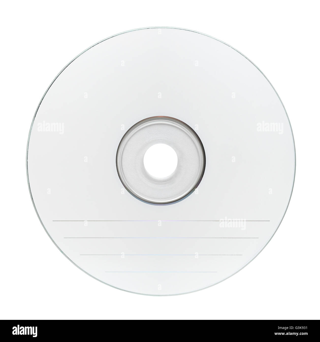 Blank compact disc CD isolated on white background Stock Photo - Alamy