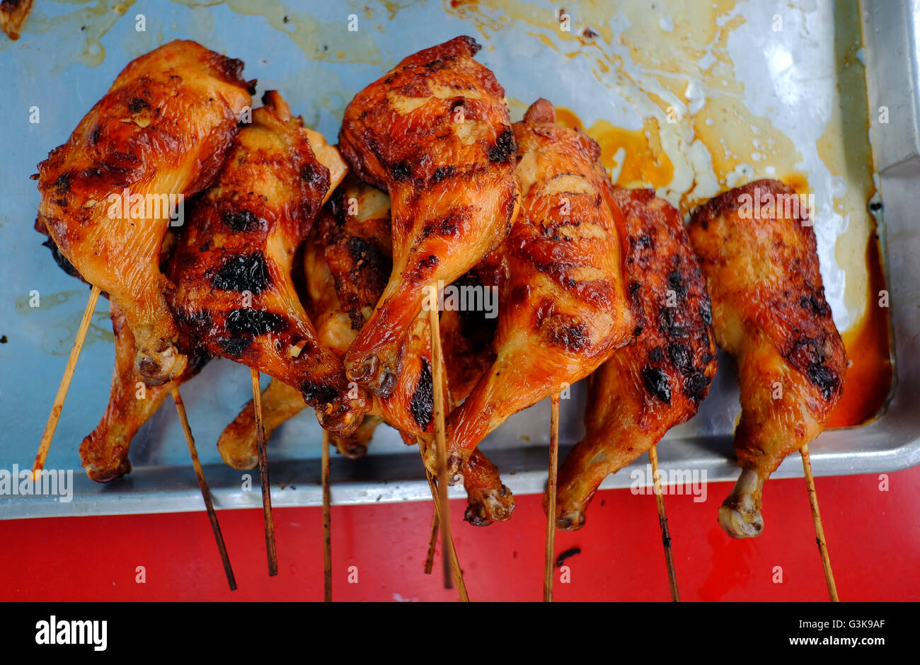 grilled Chicken .Thailand food style Stock Photo - Alamy