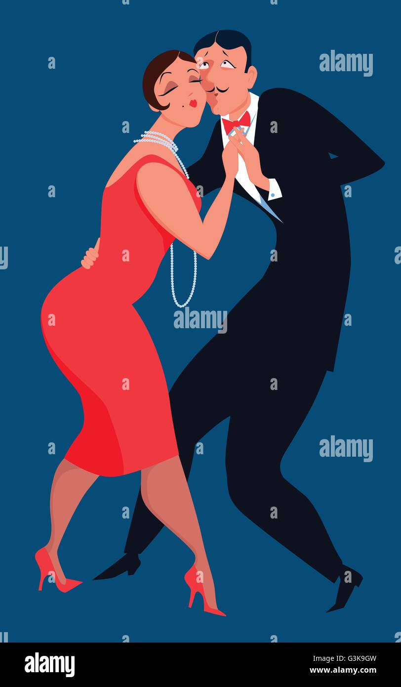 Dancer cartoon hi-res stock photography and images - Alamy