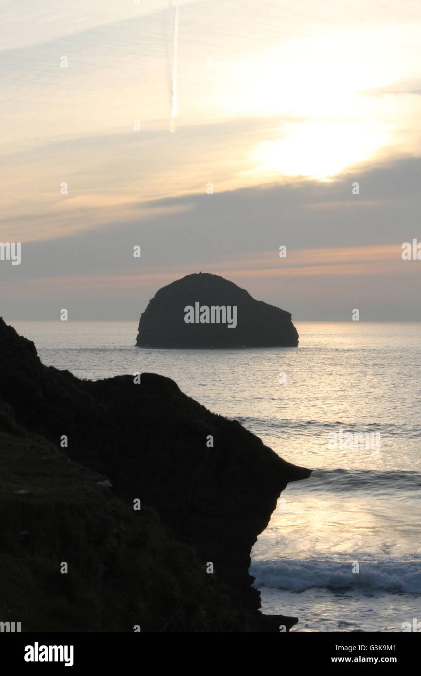 Trebarwith Strand, Cornwall Stock Photo - Alamy