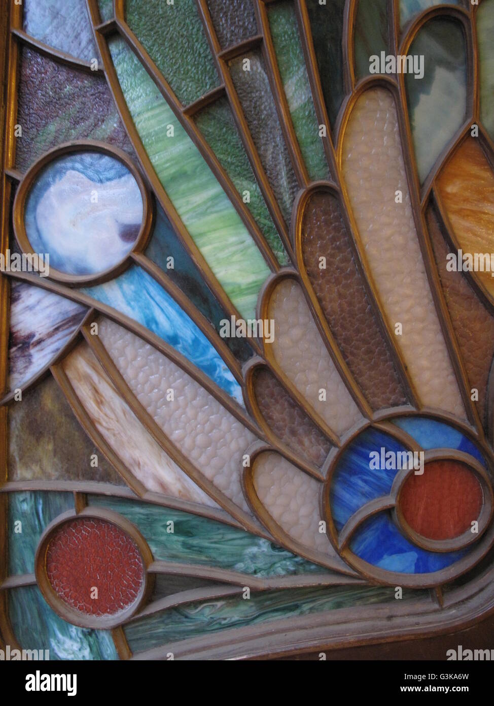 Art Nouveau Stained Glass And Embossed Brass Jigsaw Puzzle, 43% OFF