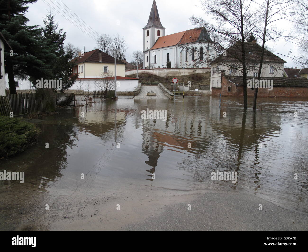 Major floods, heavy rains, flooding Stock Photo - Alamy