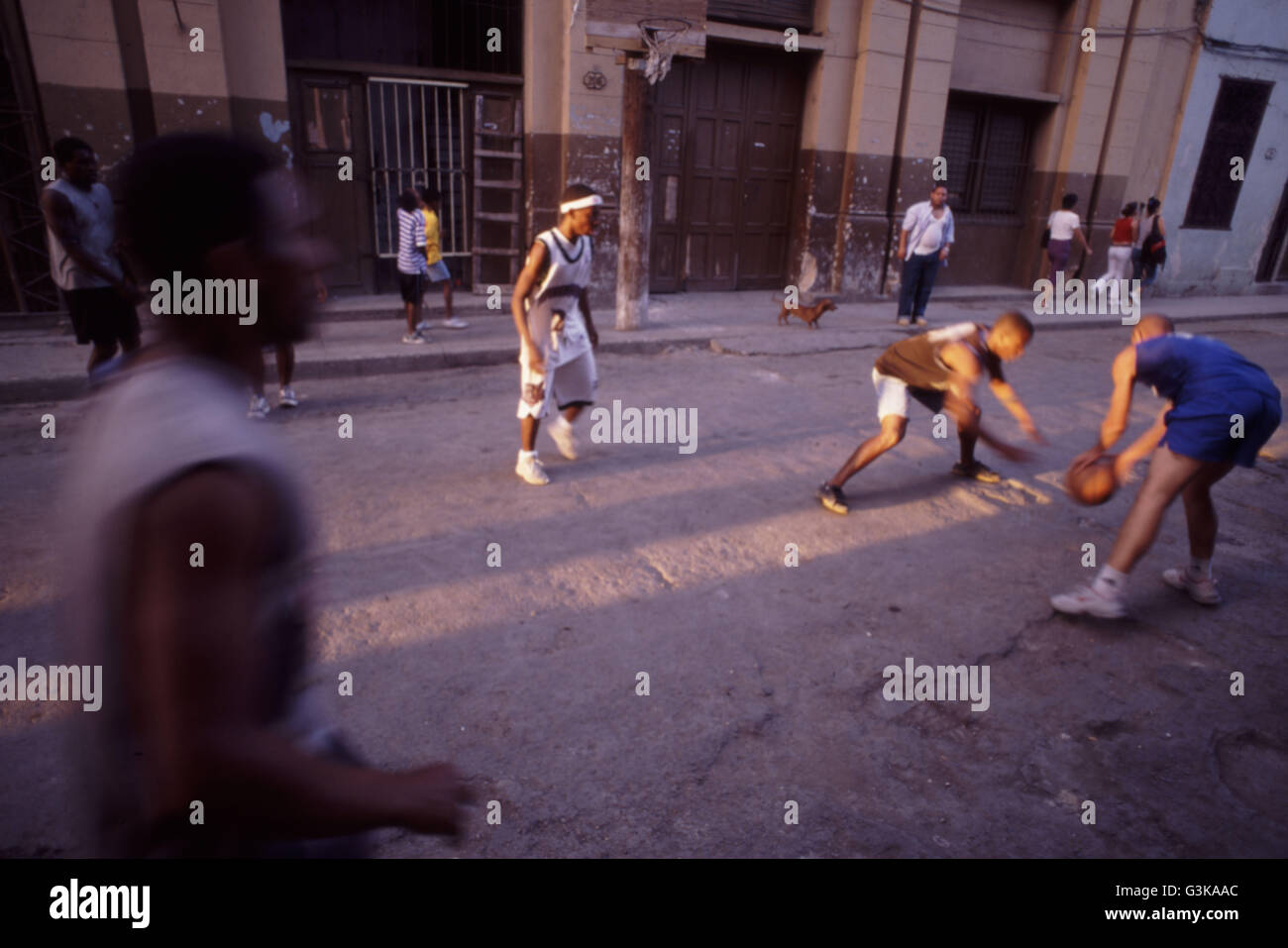 Cuba, Havana, Habana Vieja, UNESCO Word Heritage Site, street game ...