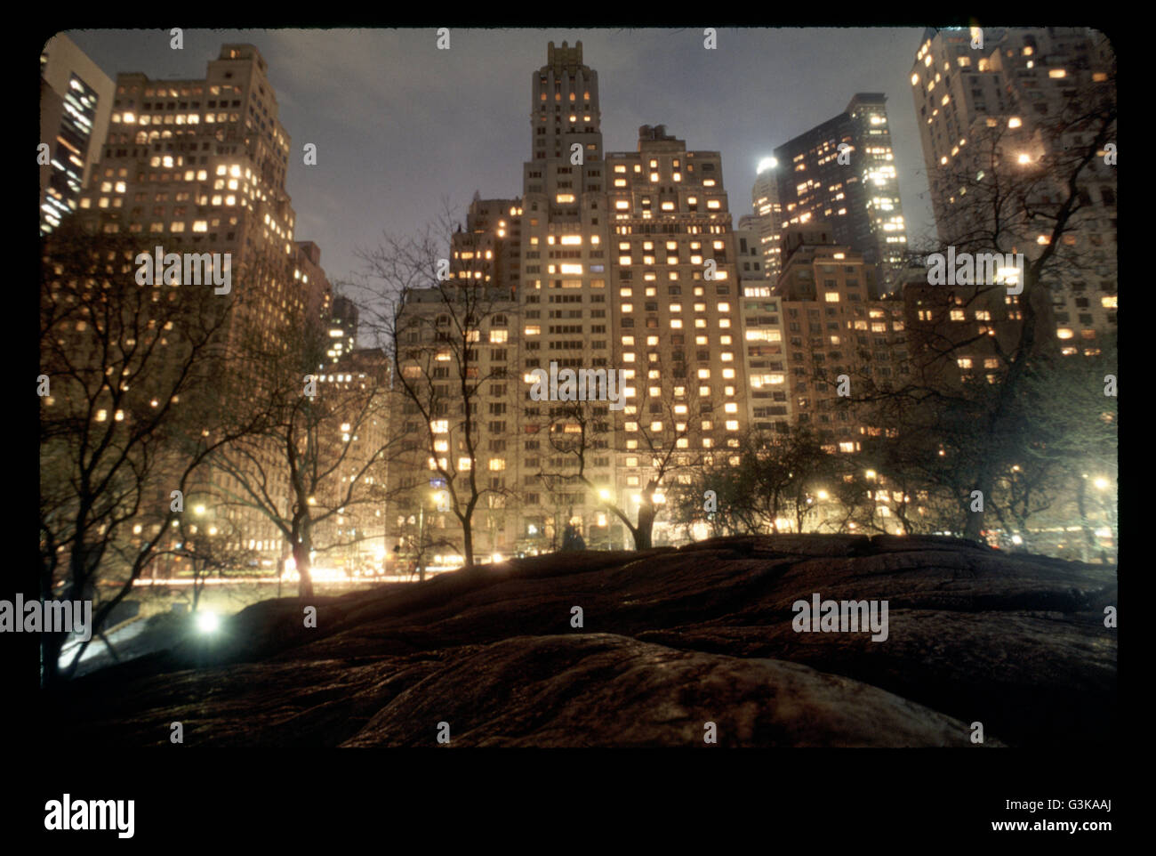 New York's 59th Street from Central Park Stock Photo - Alamy
