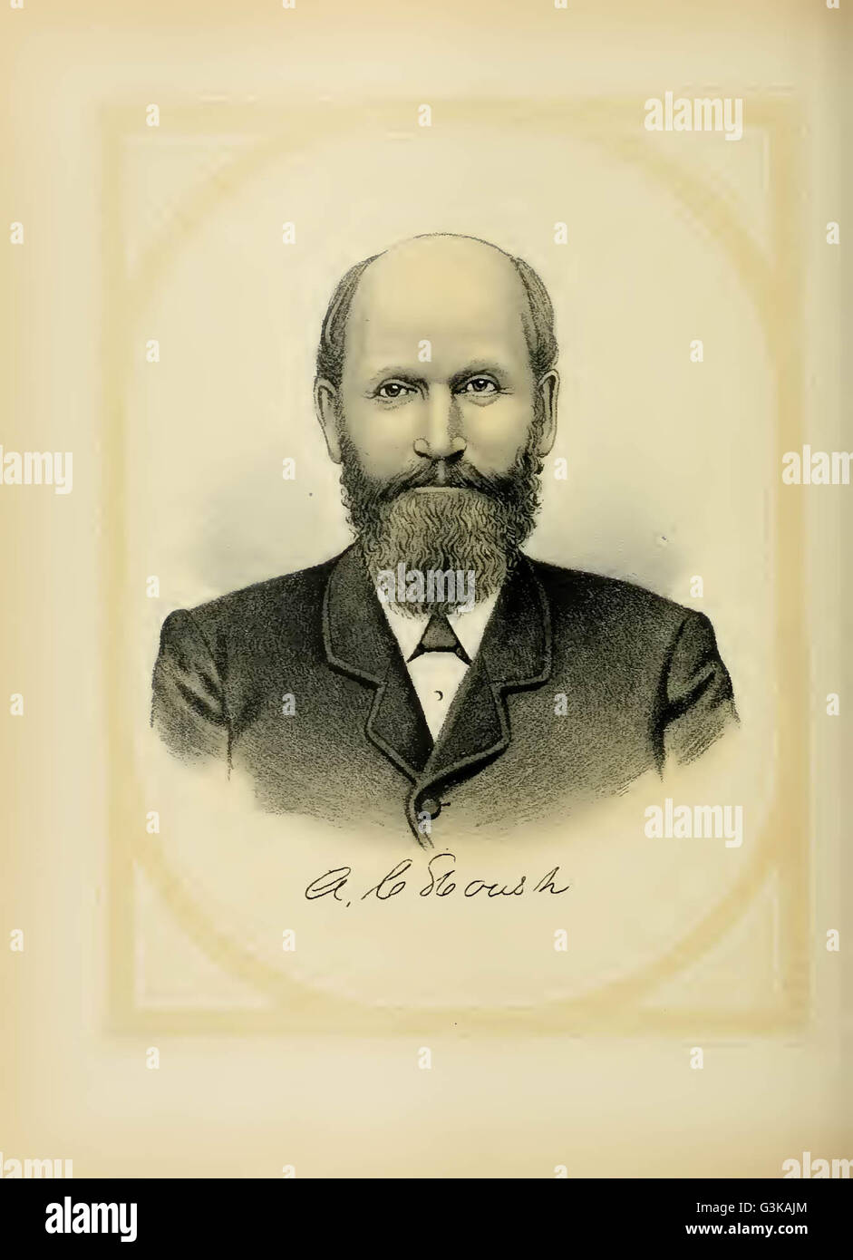 Portrait and biographical album of Knox county, Illinois Stock Photo ...