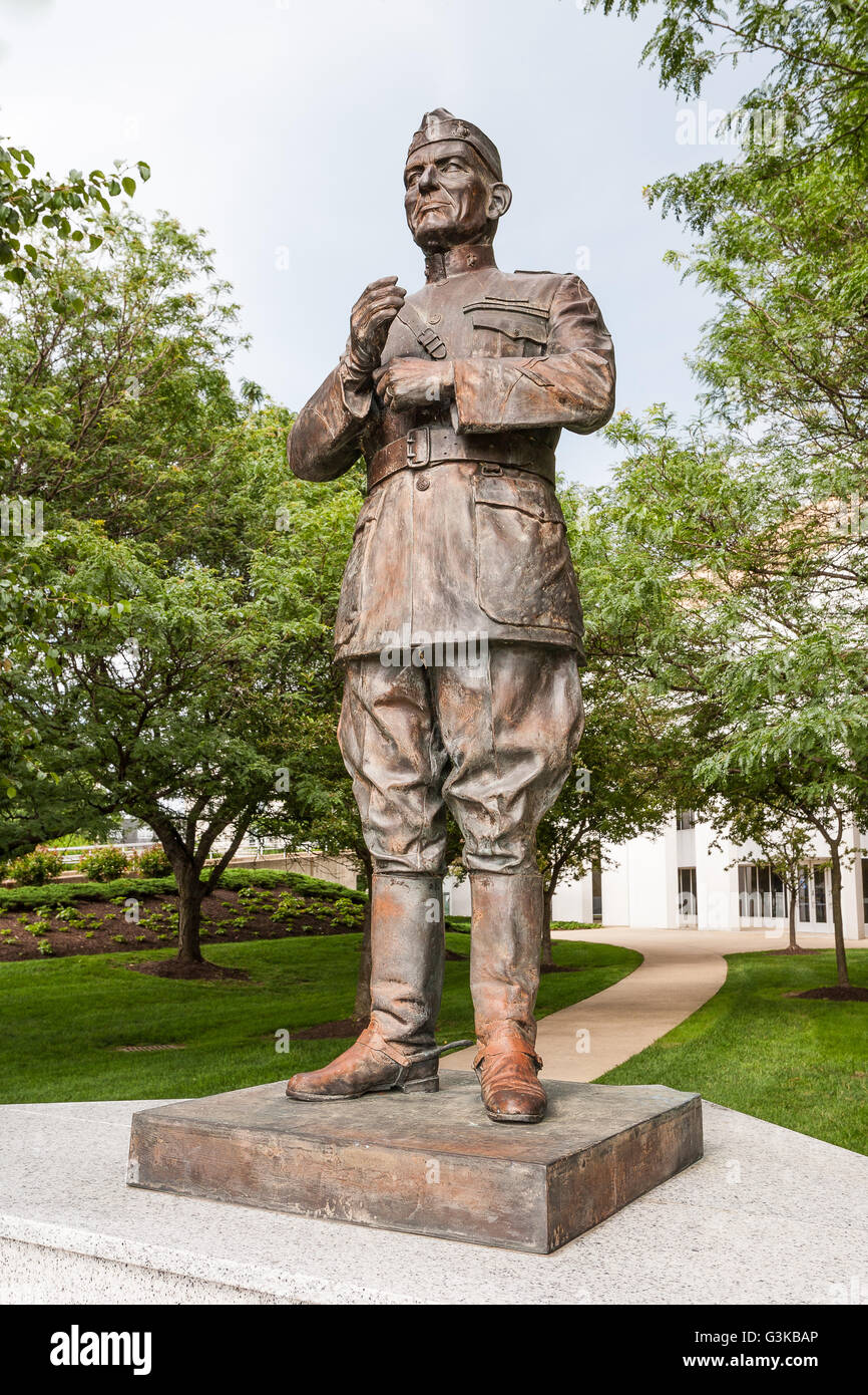 Statue of Lieutenant General John Archer Lejeune, located in front of ...