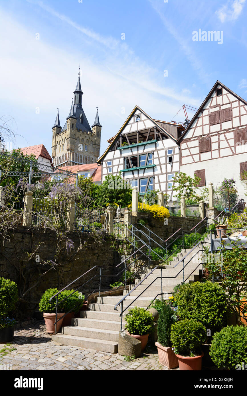 Blauer Turm (Blue Tower), Castle district, Germany, Baden-Württemberg ...