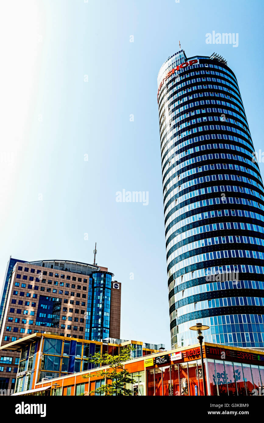 Jena, Germany - office tower "Jentower"; Büroturm in Jena Stock Photo ...