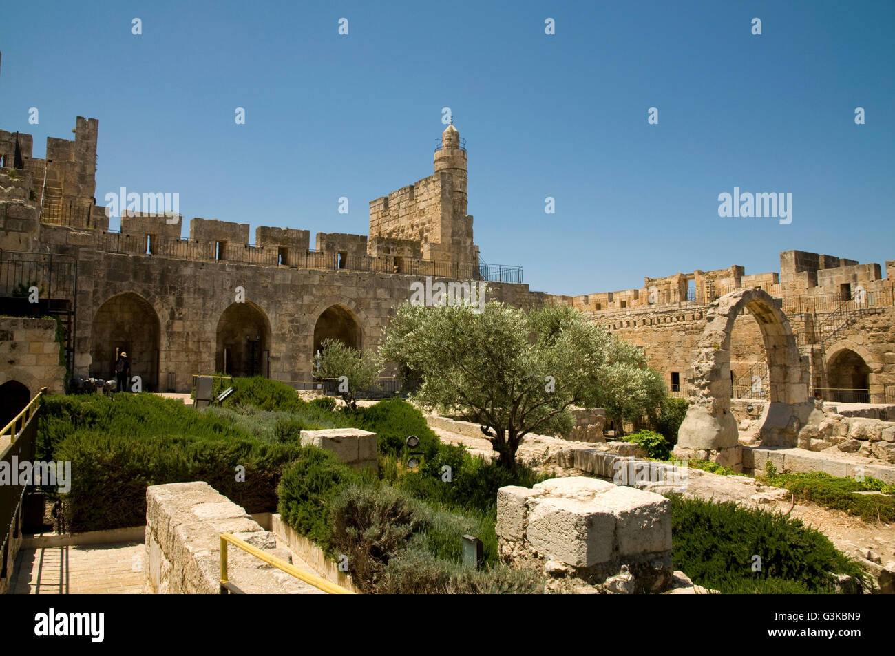 David Fortress and Museum, Jerusalem Stock Photo - Alamy