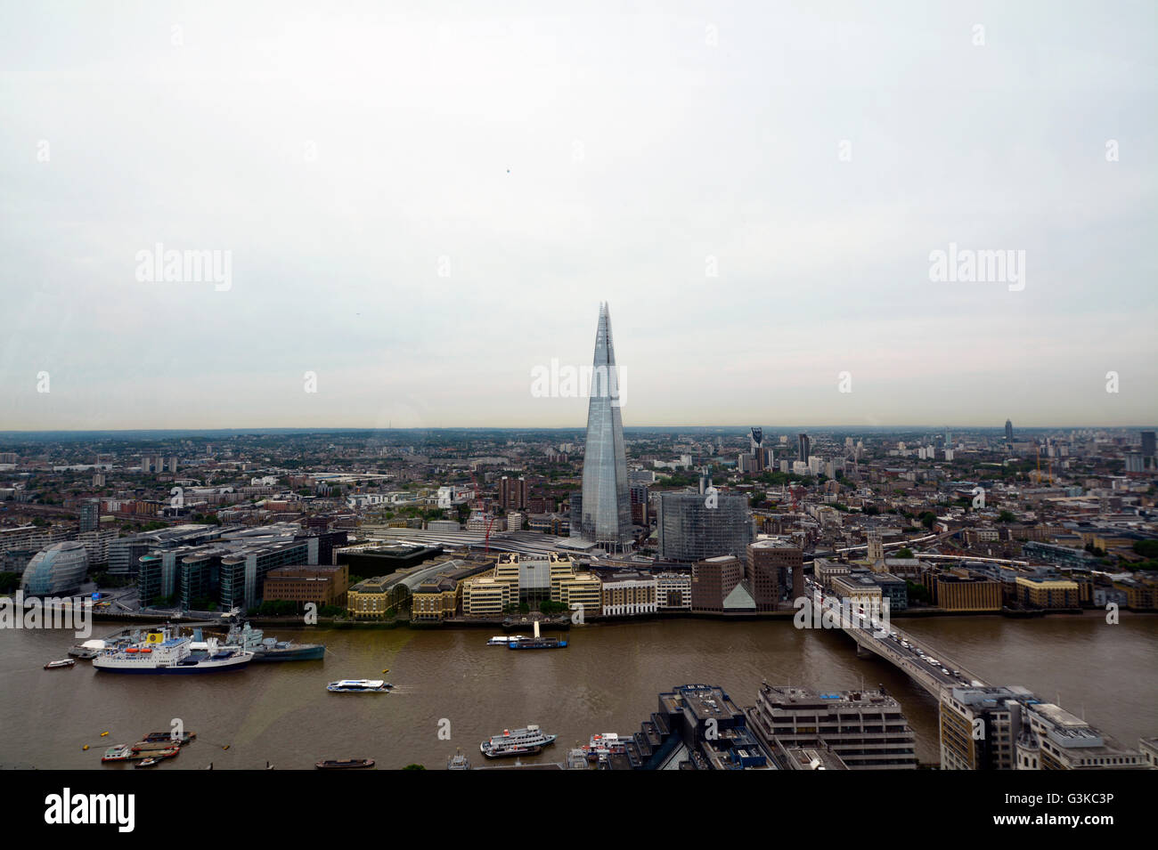 The Shard and London Bridge skyline Stock Photo - Alamy