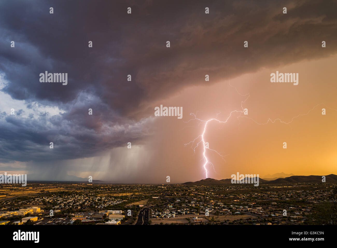 Desert Lightning City High Resolution Stock Photography and Images - Alamy