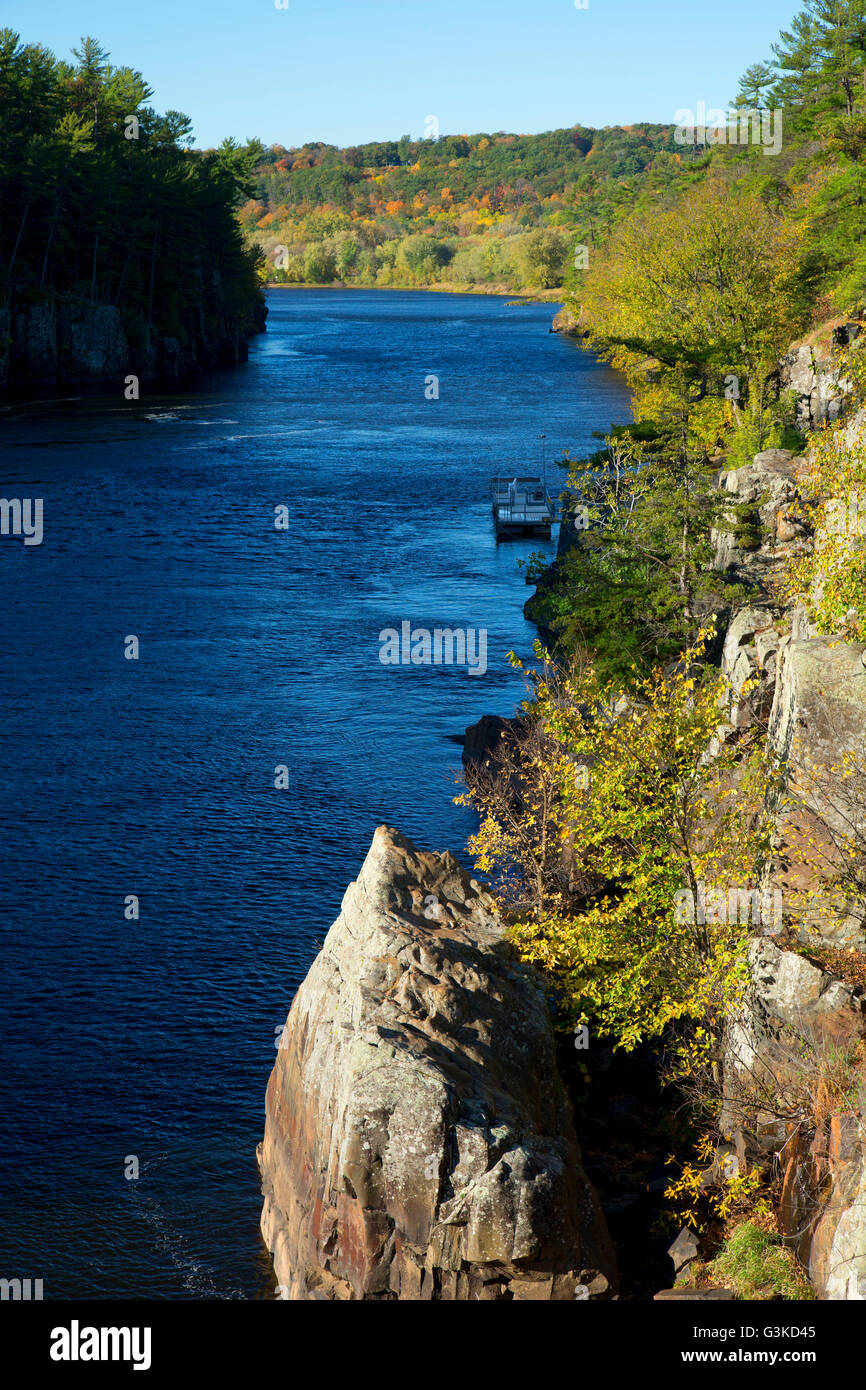 Croix River from Glacial Pothole Trail, St. Croix National Scenic ...