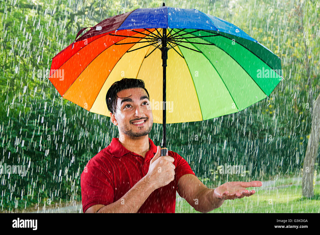 Mans umbrella hi-res stock photography and images - Alamy
