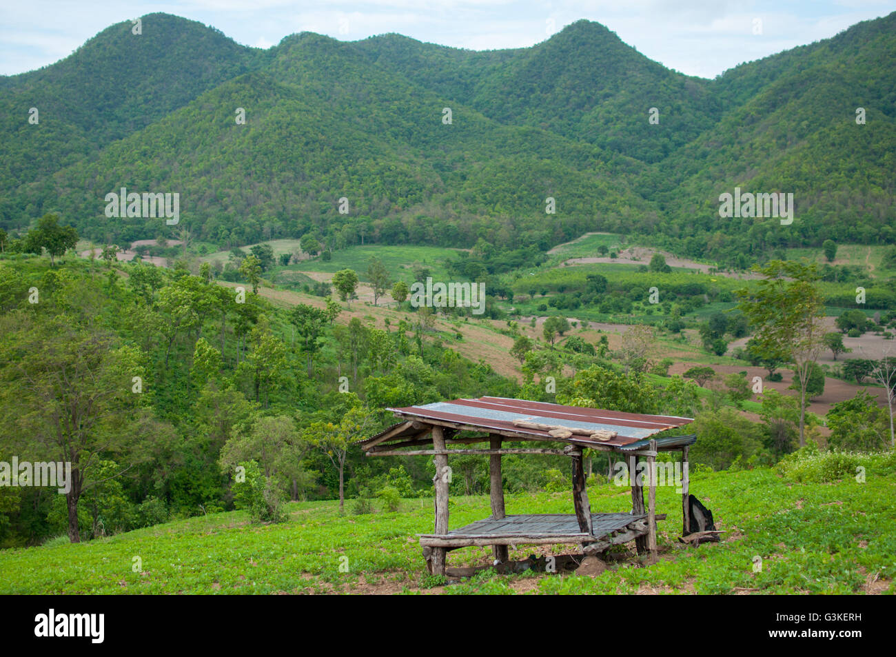 Beautiful view of rural landscape Stock Photo - Alamy