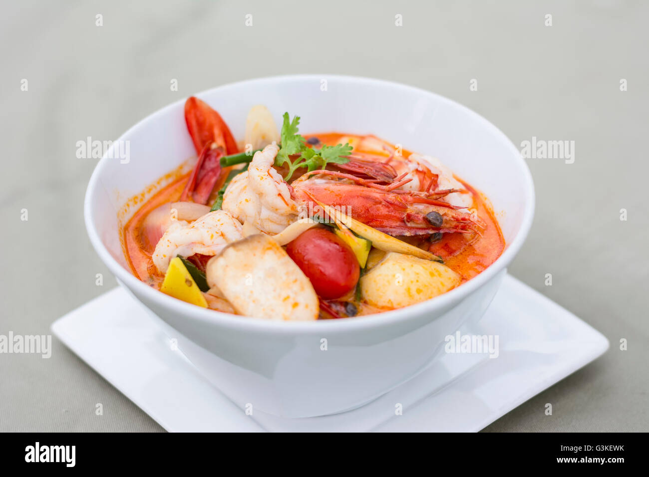 Tom yum Kung Popular cuisine of Thailand Stock Photo - Alamy