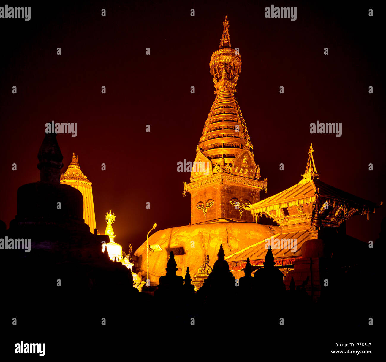Swayambhunath Stupa Nepal High Resolution Stock Photography and Images ...