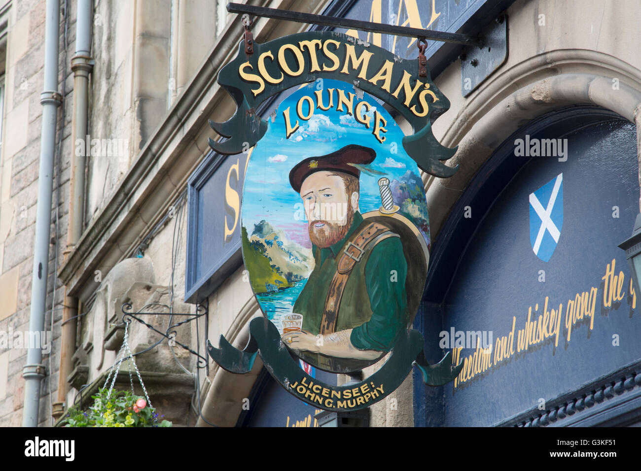 Scotsman's Pub and Bar, Edinburgh; Scotland Stock Photo - Alamy