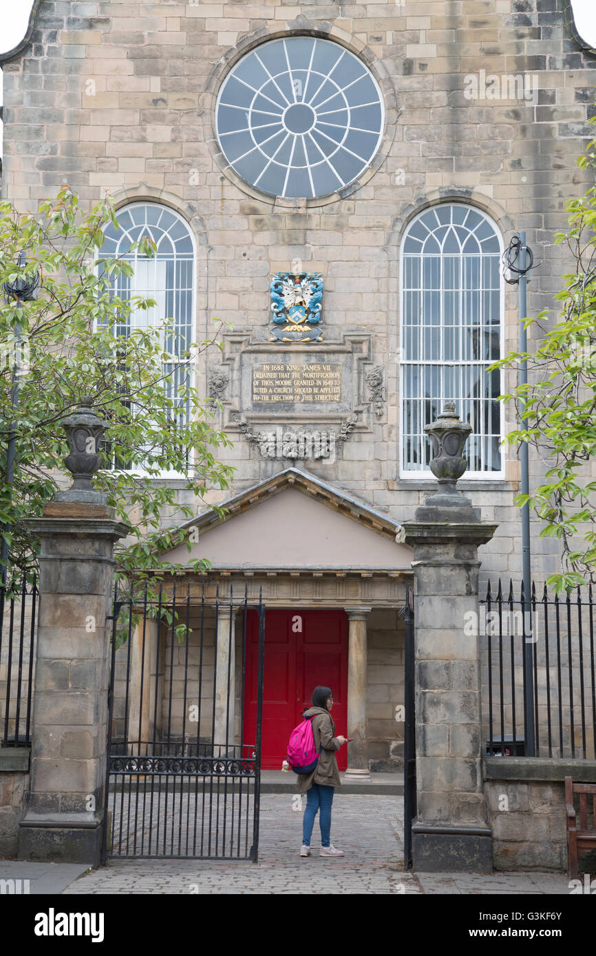 Canongate Kirk Church, Royal Mile - High Street, Edinburgh, Scotland ...