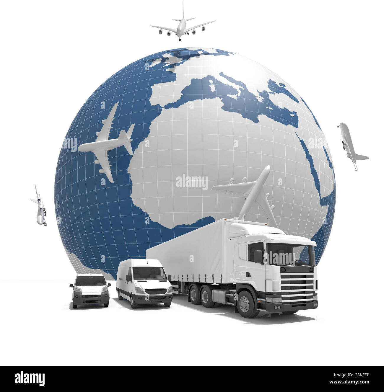 Package delivery drone concept Cut Out Stock Images & Pictures - Alamy