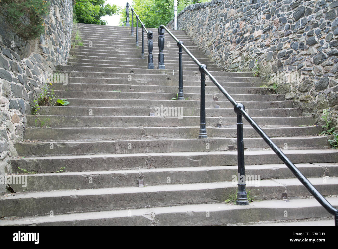Stairs at Calton Hill, Edinburgh, Scotland, Europe Stock Photo - Alamy