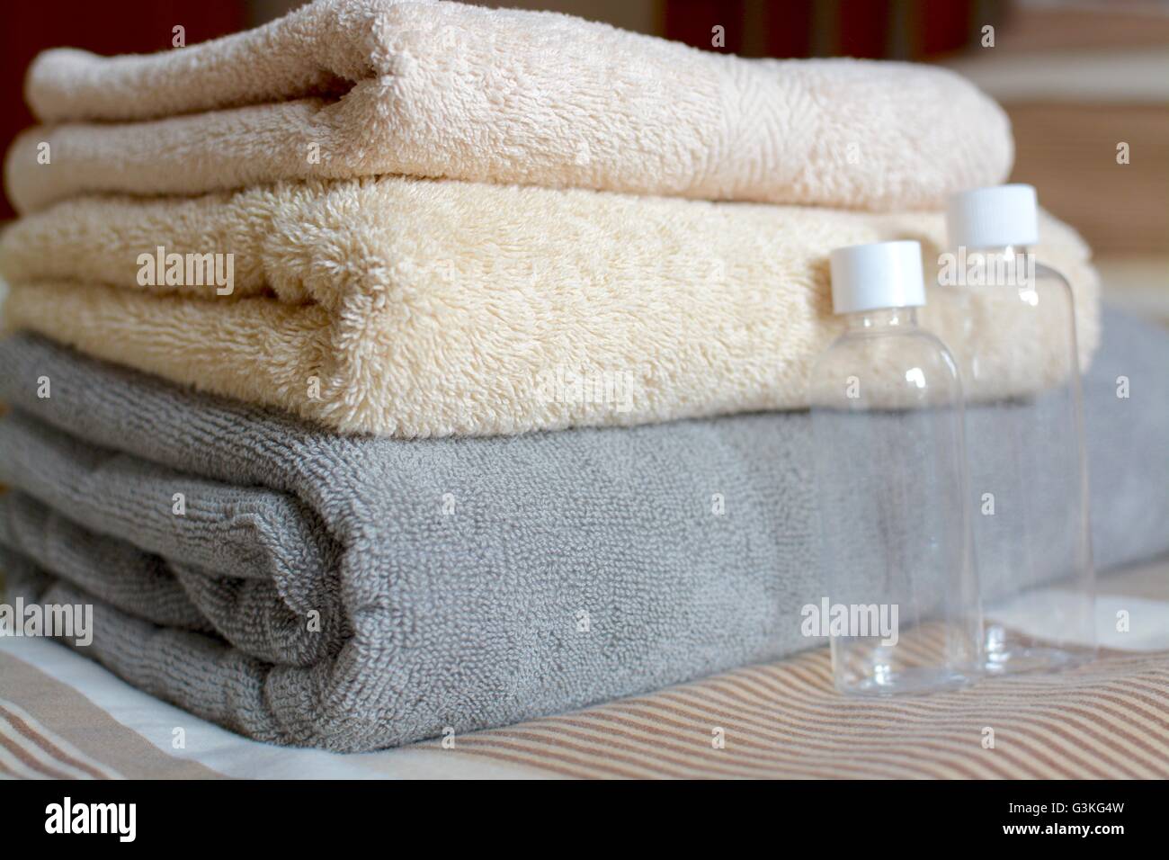 Folded Towels High Resolution Stock Photography and Images - Alamy