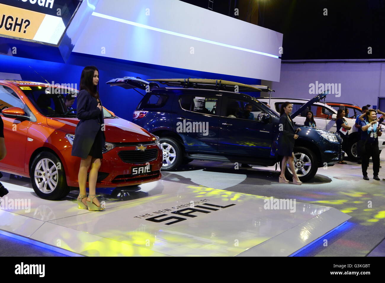 Pasay, Philippines. 09th Apr, 2016. Chevy show area. Manila ...