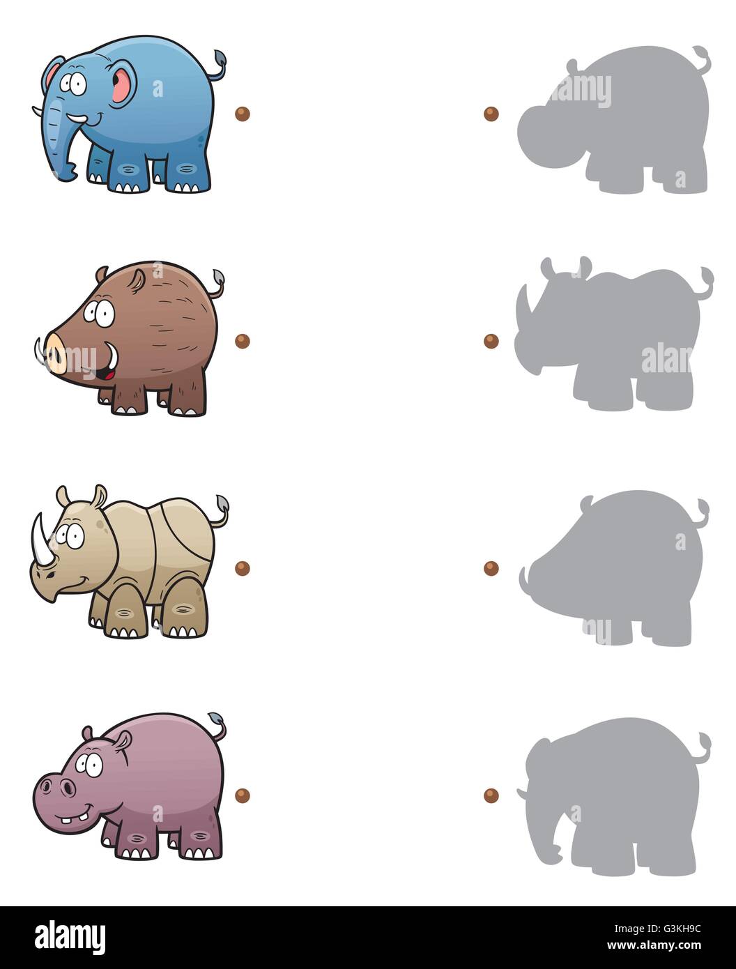 Vector Illustration of make the right choice and connect shadow ...