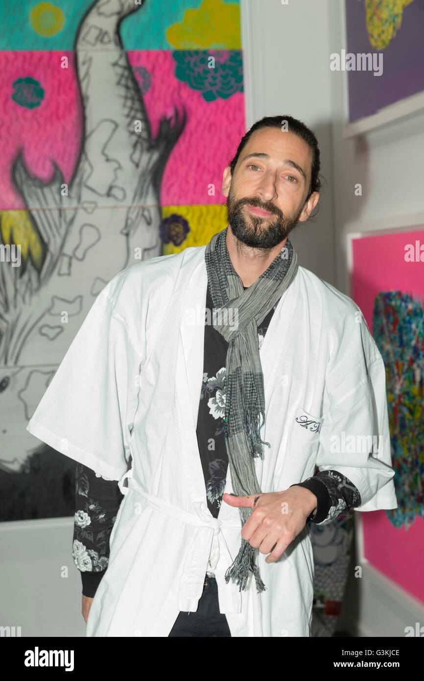 New York, United States. 04th May, 2016. Adrien Brody poses in front of ...