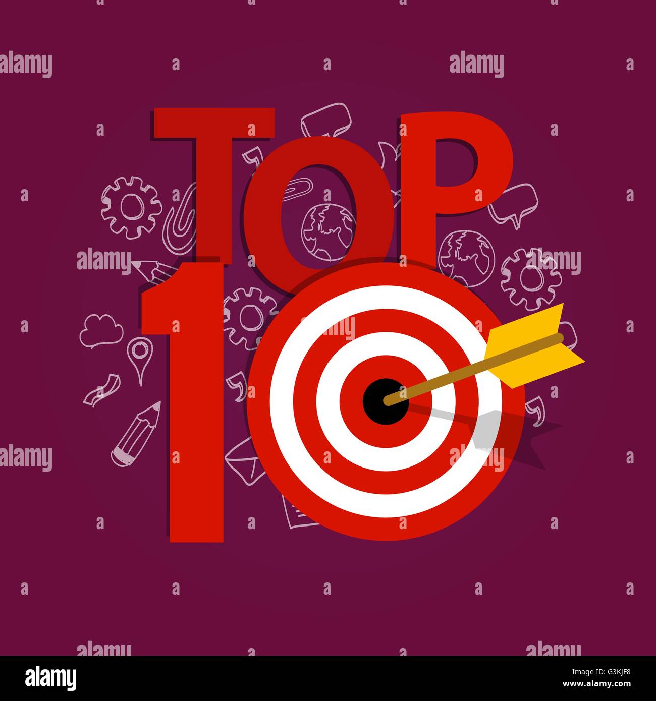10 best list Stock Vector Images - Alamy
