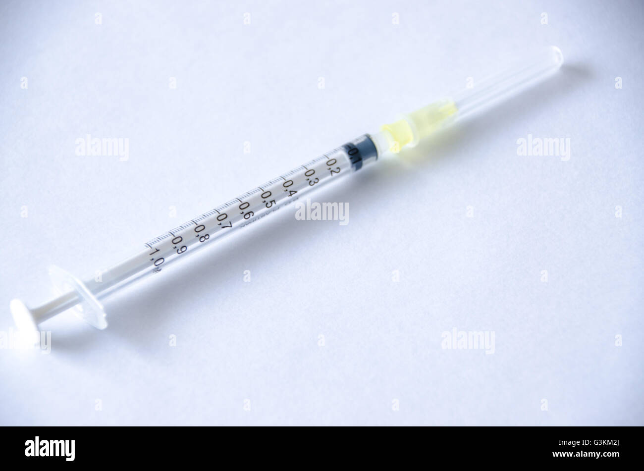 Injections, needles & syringes, medicine Stock Photo - Alamy