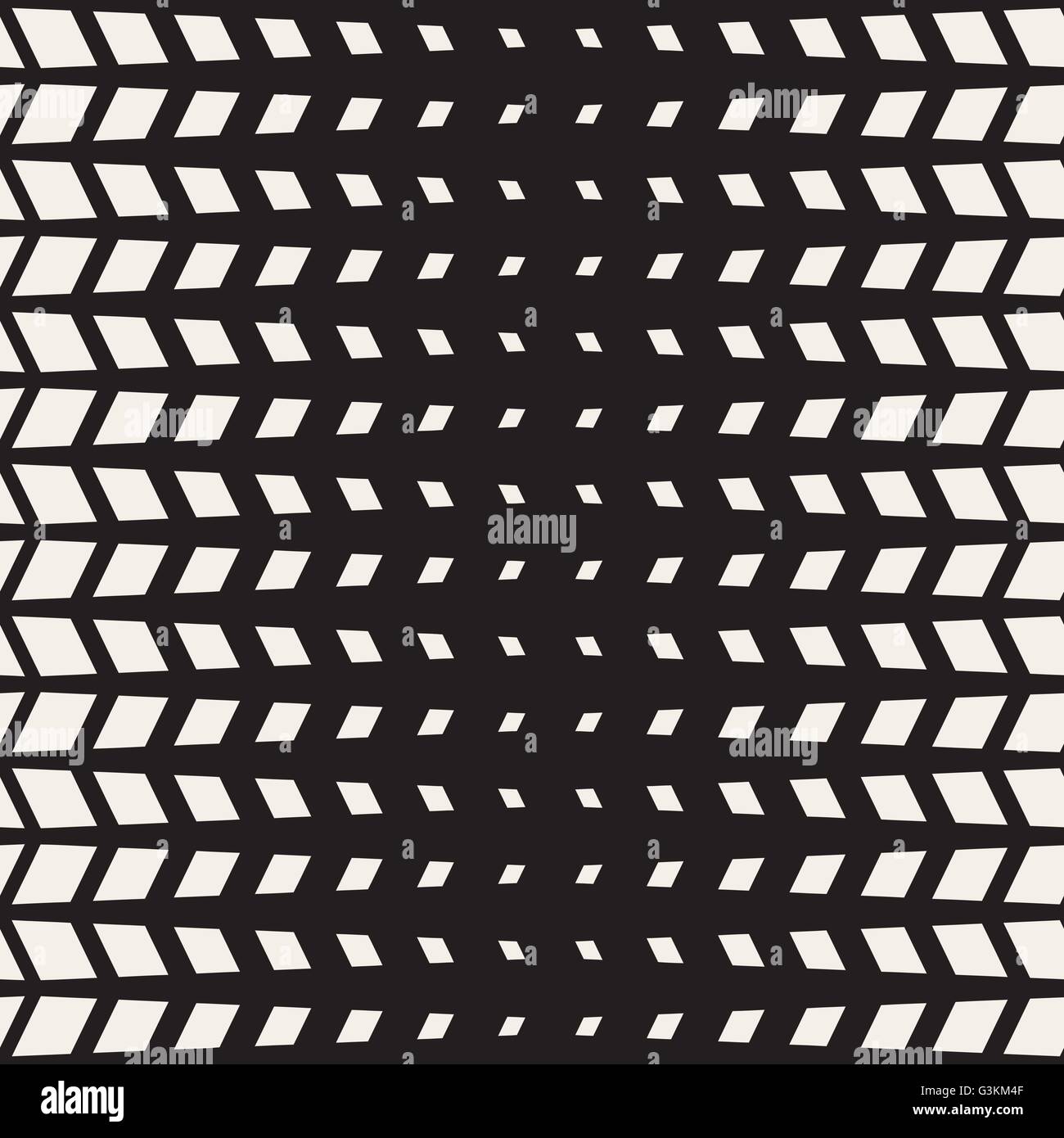 Vector Seamless Black And White Rectangle Diagonal Halftone Geometric ...