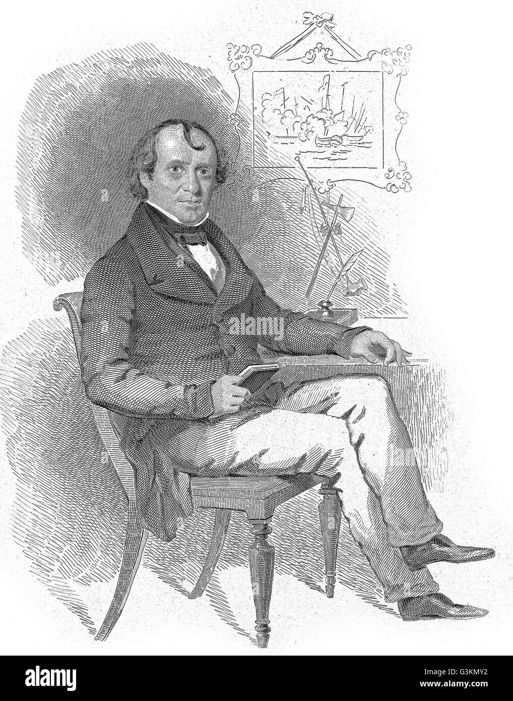 James Cooper, 1789 - 1851 Stock Photo - Alamy