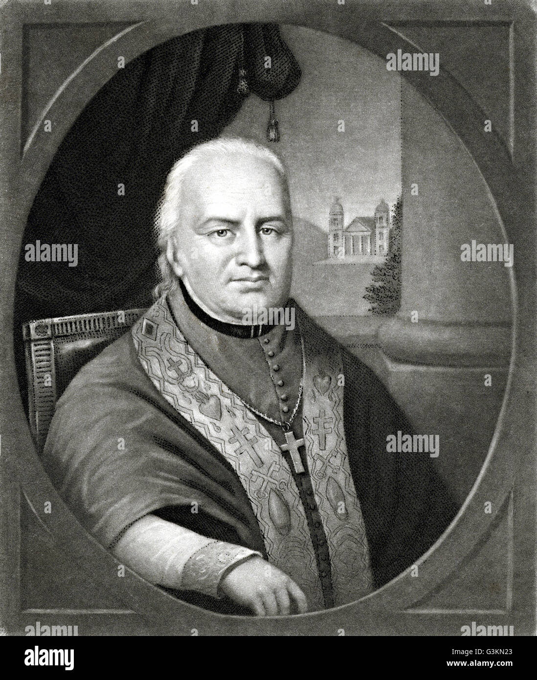 John Carroll, 1735 - 1815 Stock Photo - Alamy