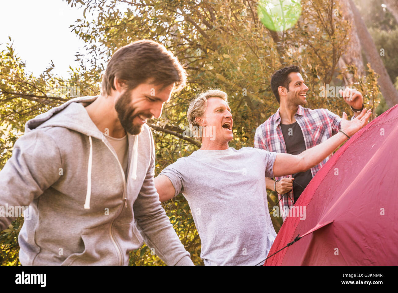 Three tent hi-res stock photography and images - Alamy