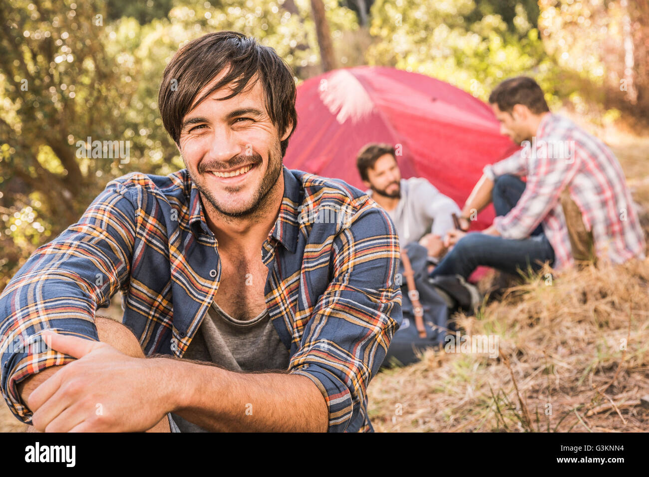 Happy camping hi-res stock photography and images - Alamy