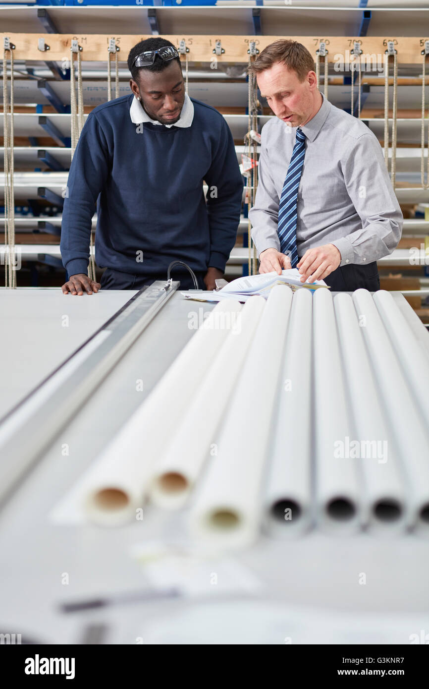 Manager paperwork hi-res stock photography and images - Alamy