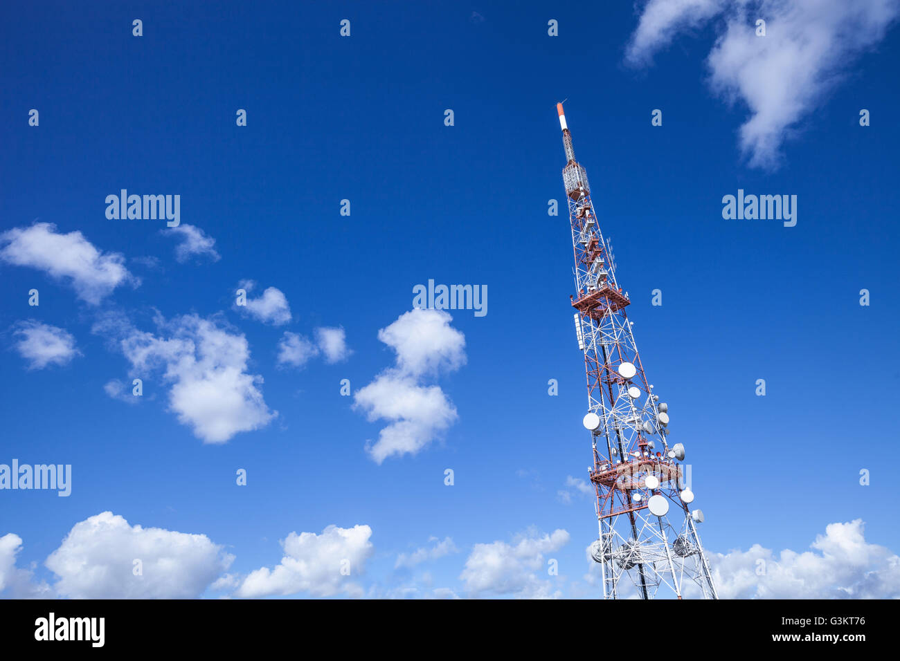 Communication tower in nature hi-res stock photography and images - Alamy
