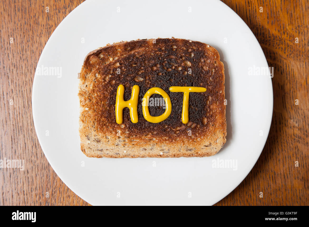 Toast burnt word hi-res stock photography and images - Alamy