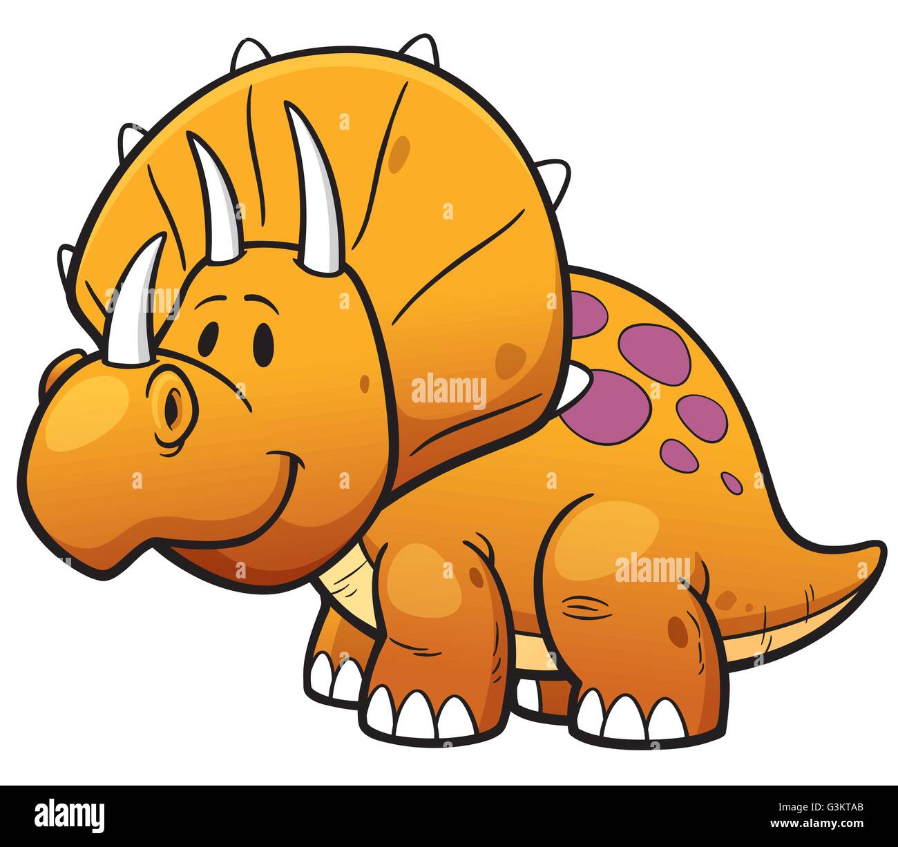 Vector illustration of Dinosaurs cartoon Stock Vector Image & Art - Alamy