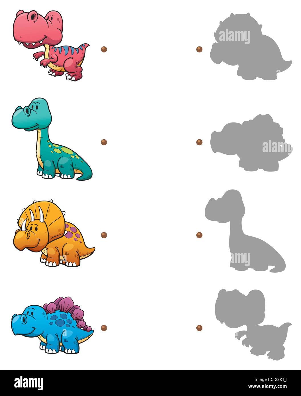 Vector Illustration of make the right choice and connect shadow ...