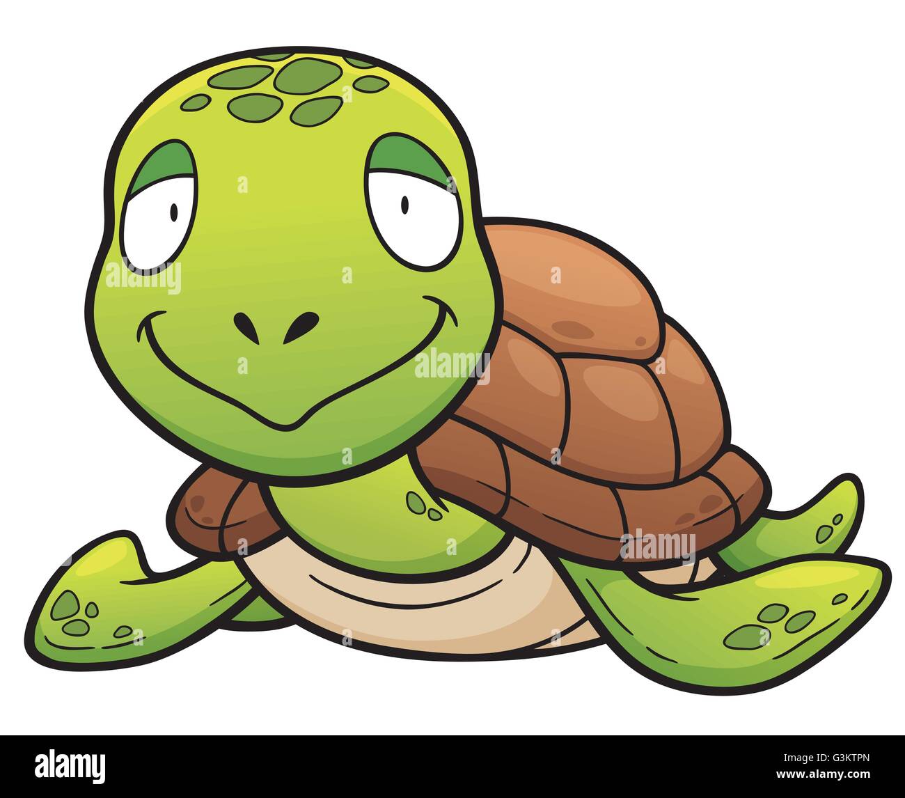Vector illustration of Cartoon turtle Stock Vector Image & Art - Alamy