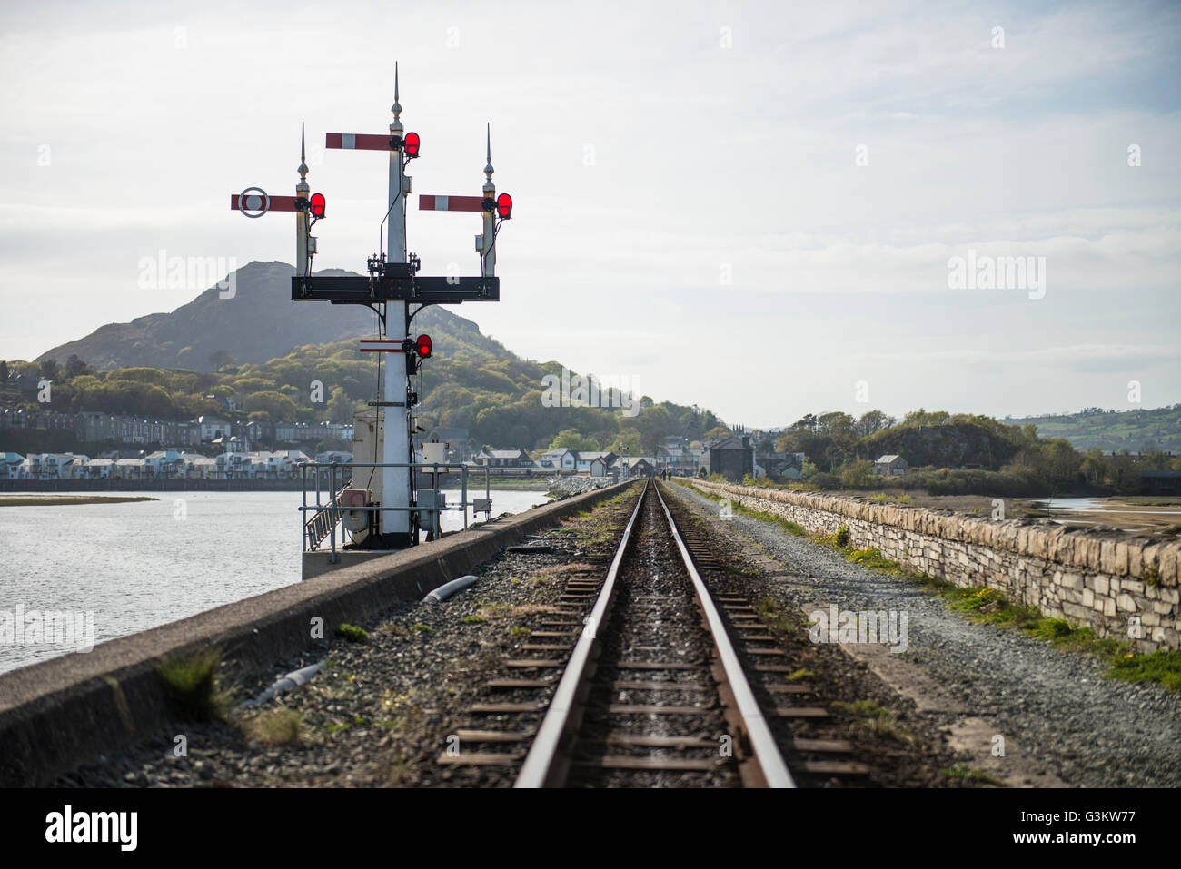 Welsh coast railway hi-res stock photography and images - Alamy