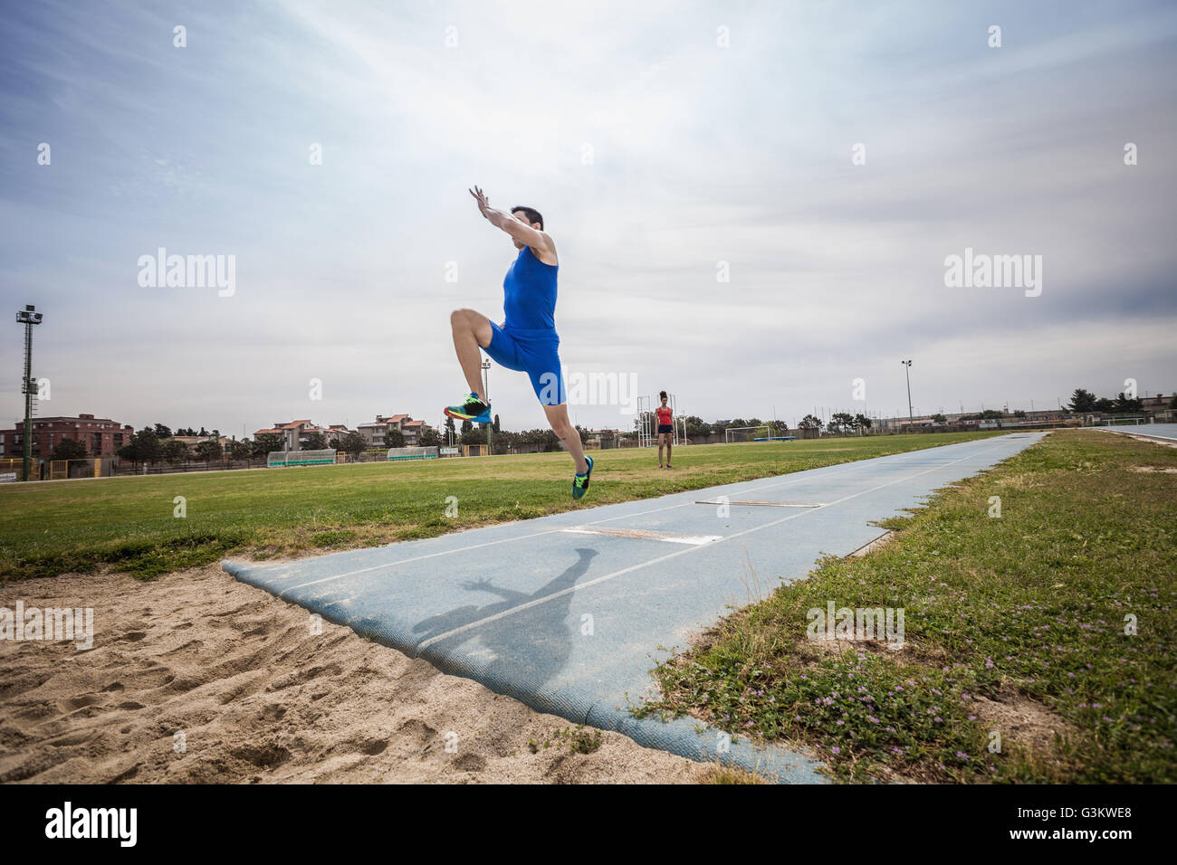 Long jump sport hi-res stock photography and images - Alamy