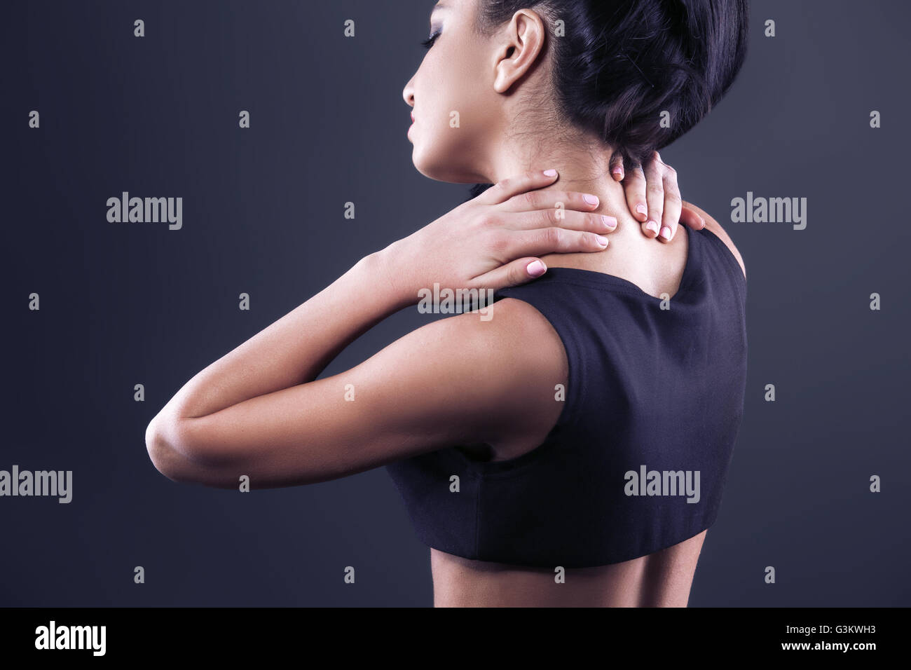 Creative concept for body pain Stock Photo - Alamy