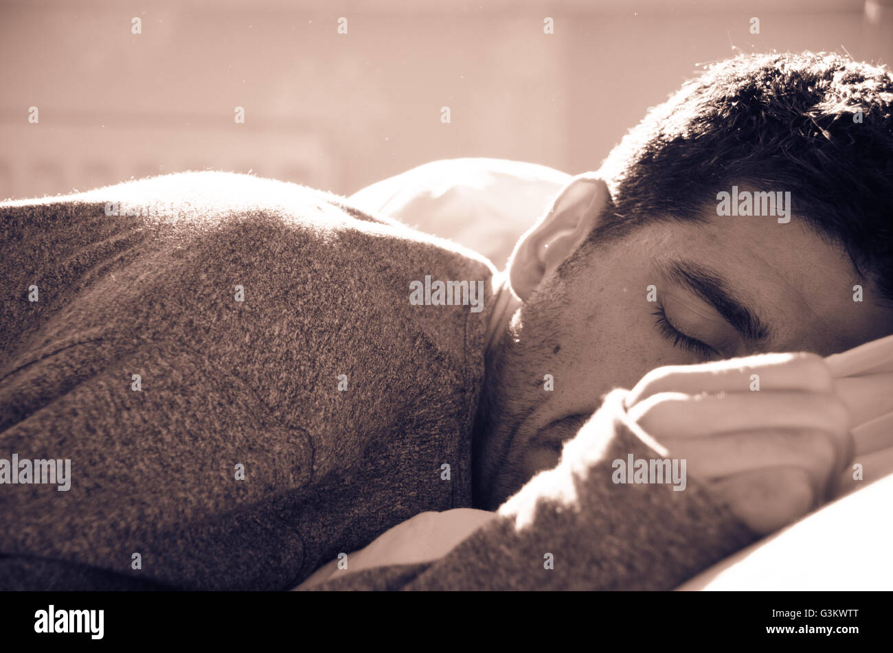 Nap man hi-res stock photography and images - Alamy