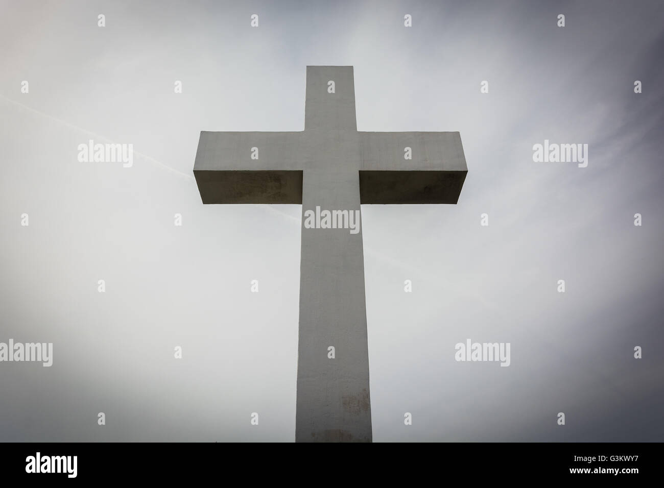 Cross on top of Mount Helix, in La Mesa, California Stock Photo - Alamy