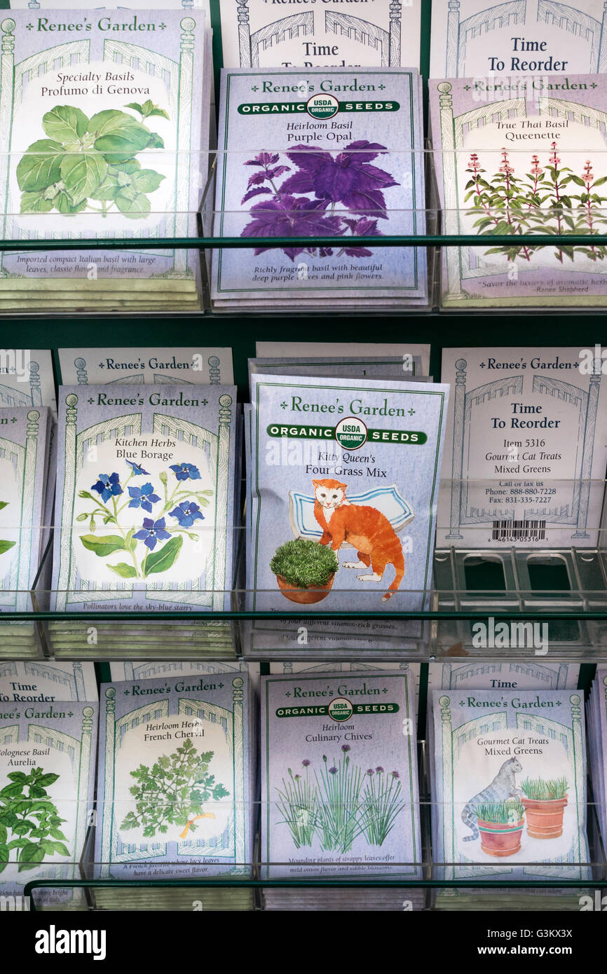 Packages of seeds Stock Photo - Alamy