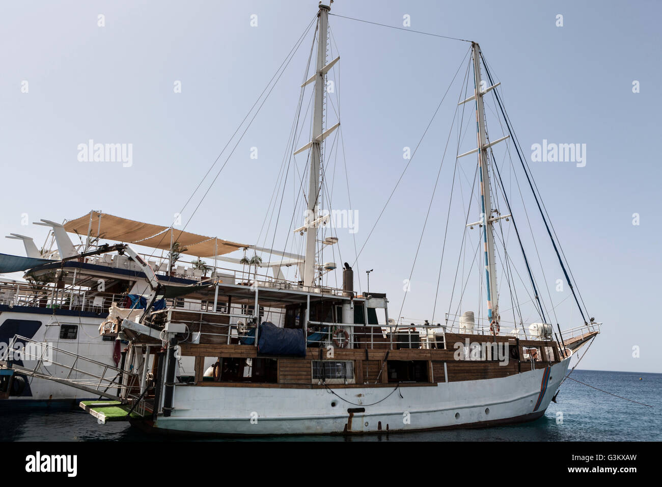 Beautiful picture of a ship on water Stock Photo - Alamy