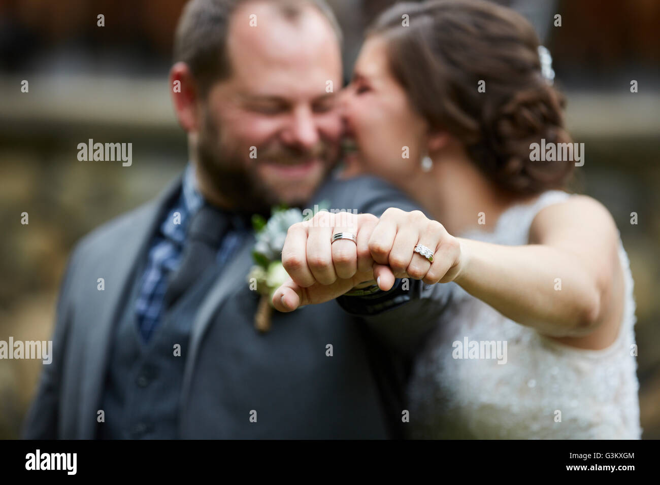 Groom ring to bride beginnings hi-res stock photography and images - Alamy