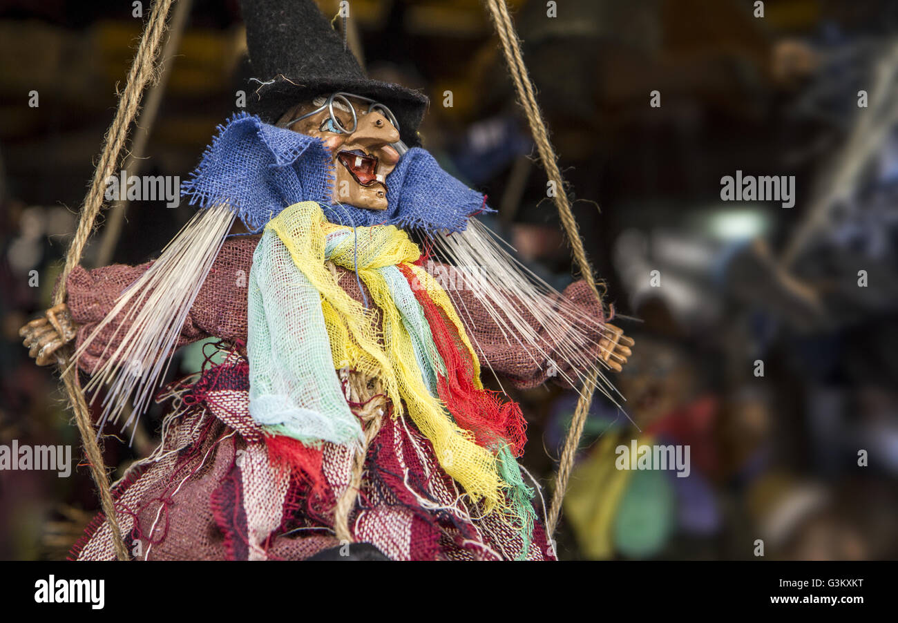 Witch puppet, close up photo Stock Photo - Alamy